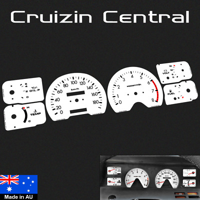 Plastic WHITE DIALS for Toyota Corolla TE72 E72 T18 gauge speedo dial ...
