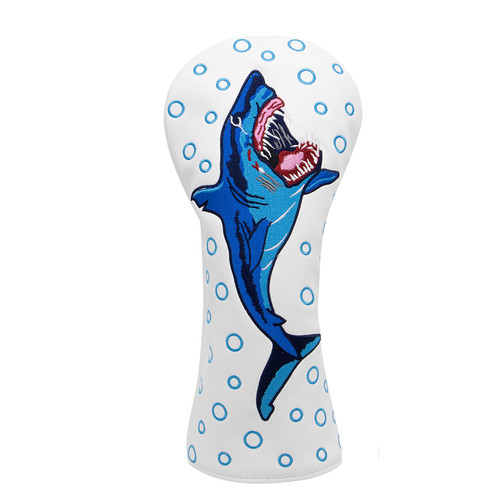 Premium Shark Golf Club Headcover Driver Fairway Wood Hybrid Putter ...