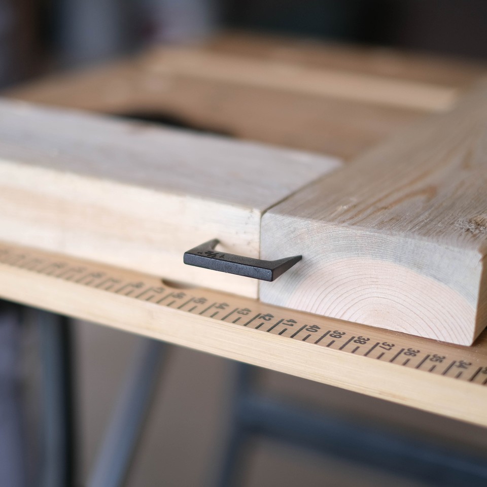 DCT Wood Clamps 1.5” Inch Pinch Dog 10-Piece Set Woodworking Glue Up ...