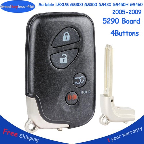 SUITS LEXUS GS300 GS350 GS430 GS450H GS460 PROXIMITY SMART REMOTE KEY ...
