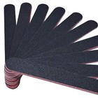 Professional Double Sided Emery Board 7" Black Nail File 100/100 100/ ...
