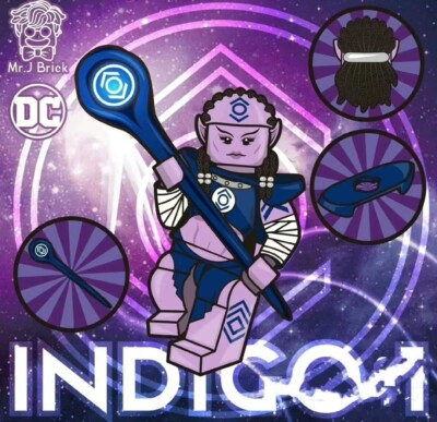 custom 3th party minifig mini brick mr j Indigo-1 Iroque | eBay Australia