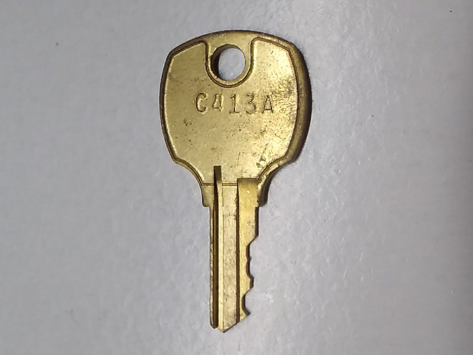 National Lock Key # C413A for Rowe AMI Jukebox Cam Desk Drawer Trunk ...