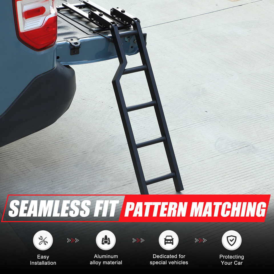 Pickup Truck Tailgate Ladder Foot Step Ladder For Ford Maverick 2022 ...