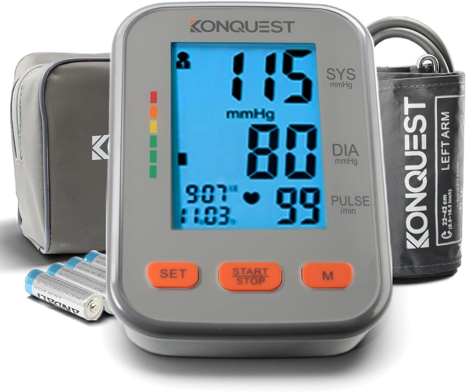 User-Friendly Digital Blood Pressure Monitor with Large Cuff | eBay