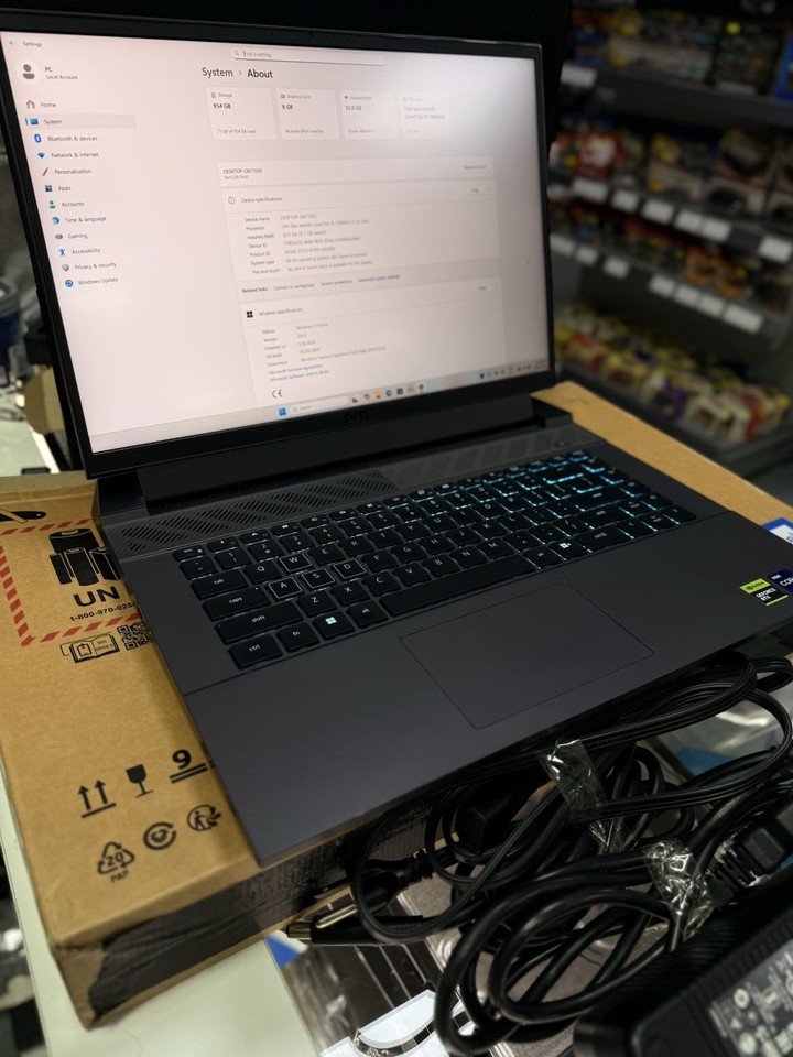 Dell G16 Gaming Laptop i9-13900HX RTX 4060 8GB 32GB RAM 1TB SSD 165Hz ...