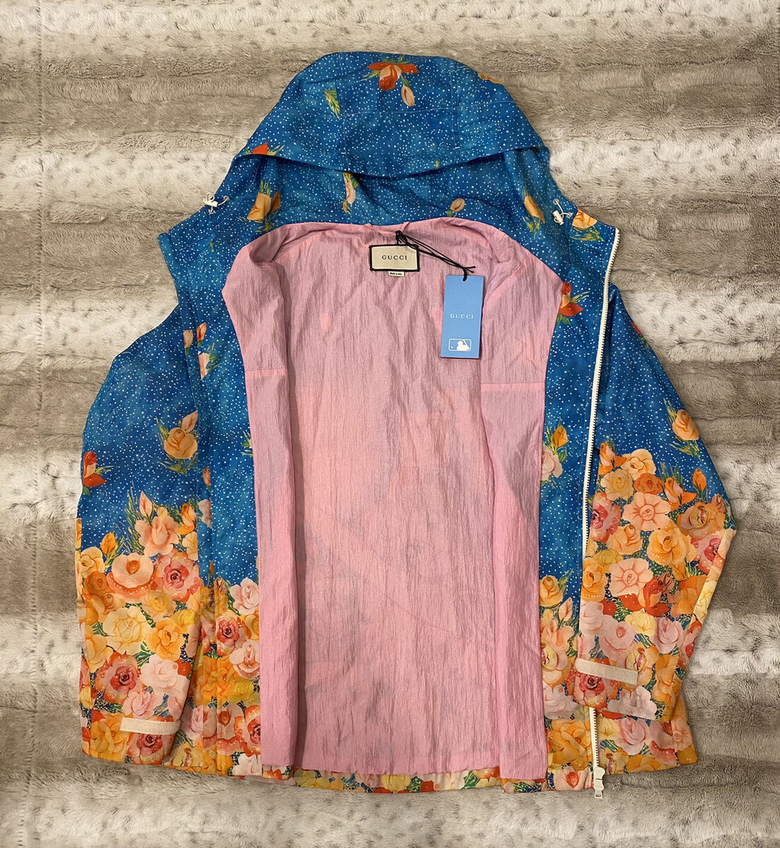 NWT💕VERY RARE GUCCI LA Dodger Chikae IDE Floral Manga Anime NWT💕VERY RARE GUCCI LA Dodger Chikae IDE Floral Manga Anime