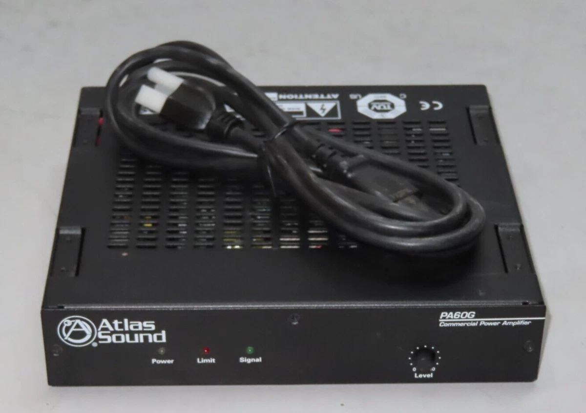 Atlas IED PA60G 60W Channel Power Amplifier With Global, 47% OFF