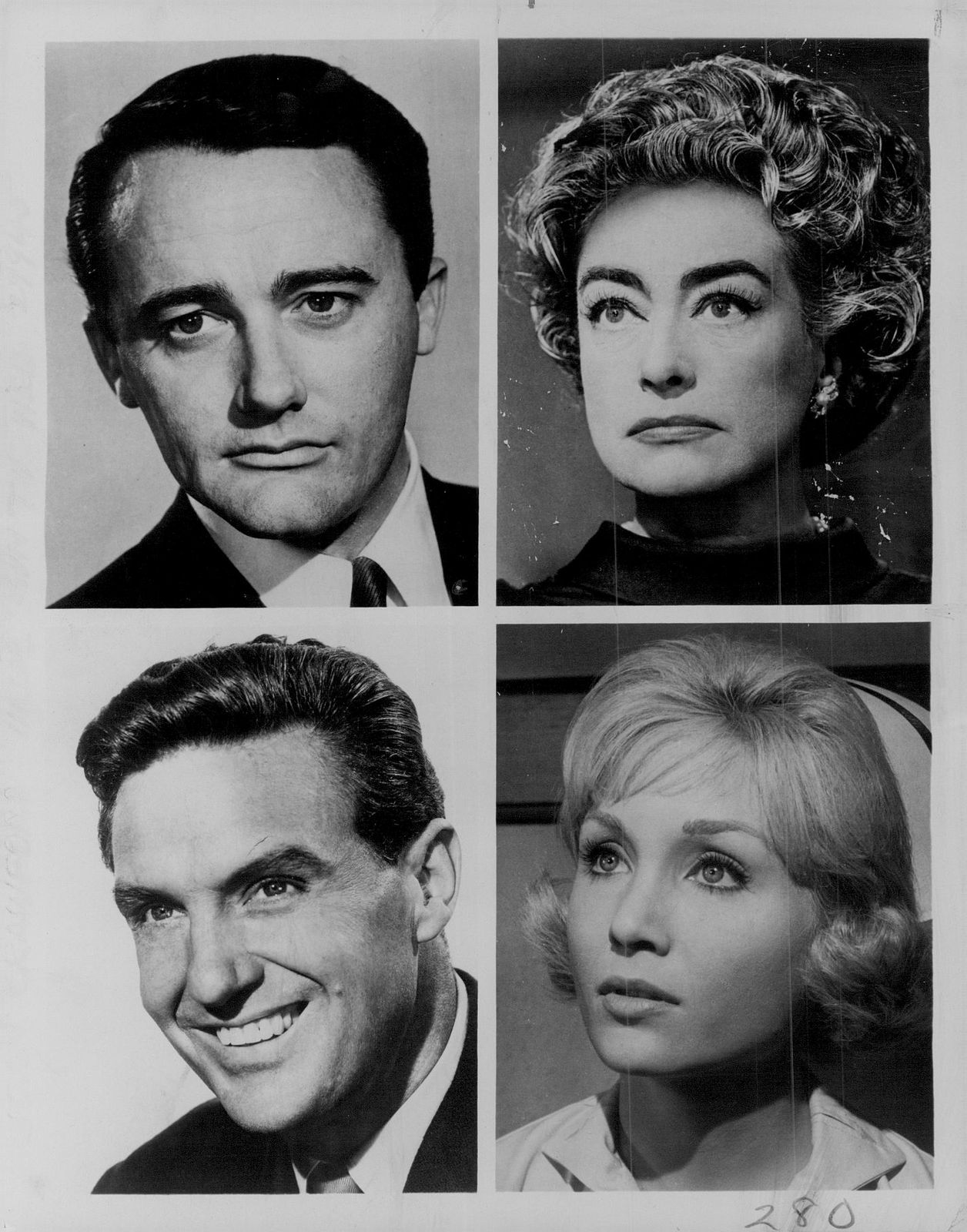 1967 Robert Stack Polly Bergen Joan Crawford The Caretakers Press Photo ...