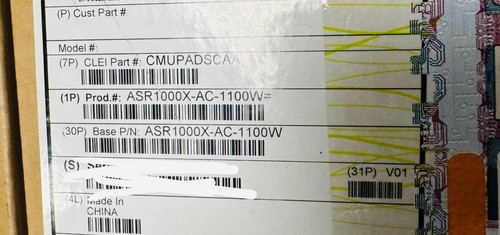 New Cisco ASR1000X-AC-1100W ASR1000X Power Supply | eBay