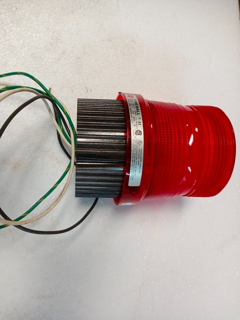 Federal Signal FB2PST 120VAC Fireball Strobe Warning Light - Red for ...