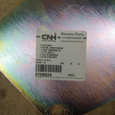 CNH Plate Assembly, PN# 87550634 | eBay