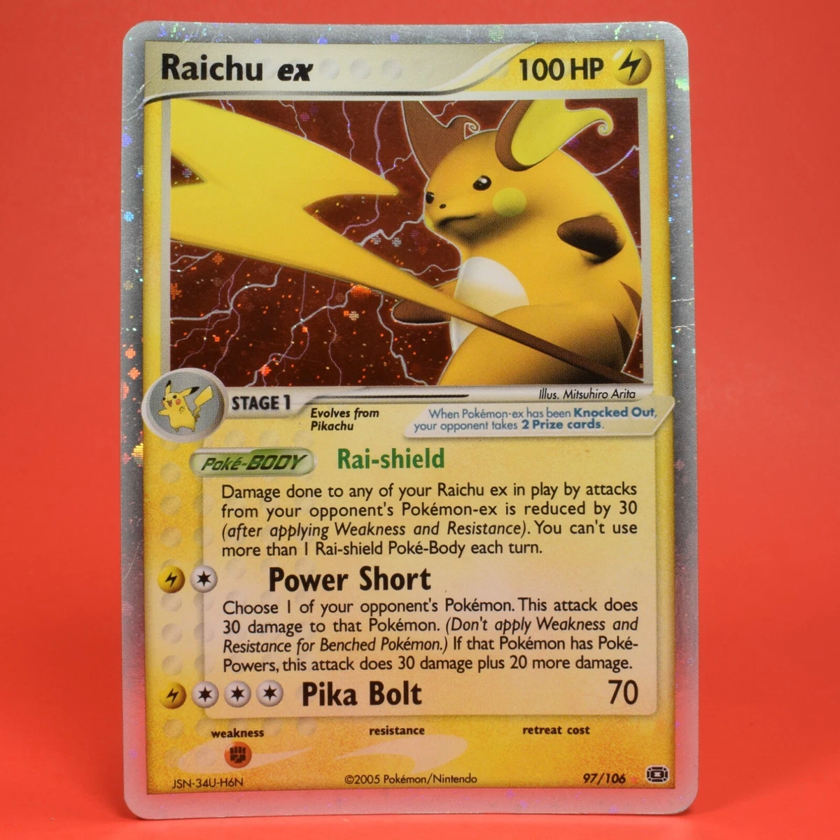 Raichu Card Ex