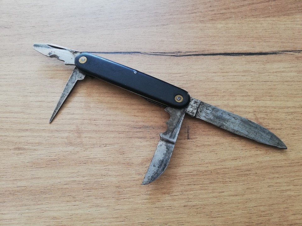 VTG RARE WW2 WWII GERMAN WEHRMACHT SAPPER PIONEER TRENCH FOLDING POCKET ...
