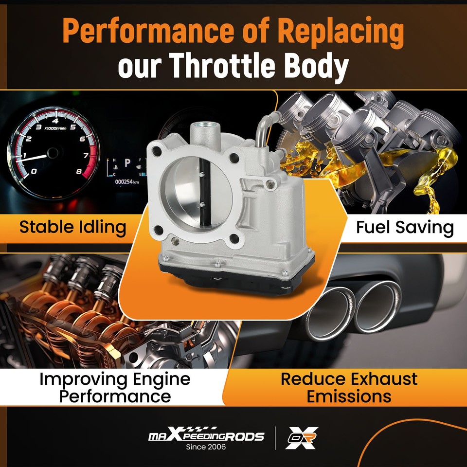 Fuel Injection Throttle Body for Nissan NP300 2.5L 2014-2018 X-Trail ...