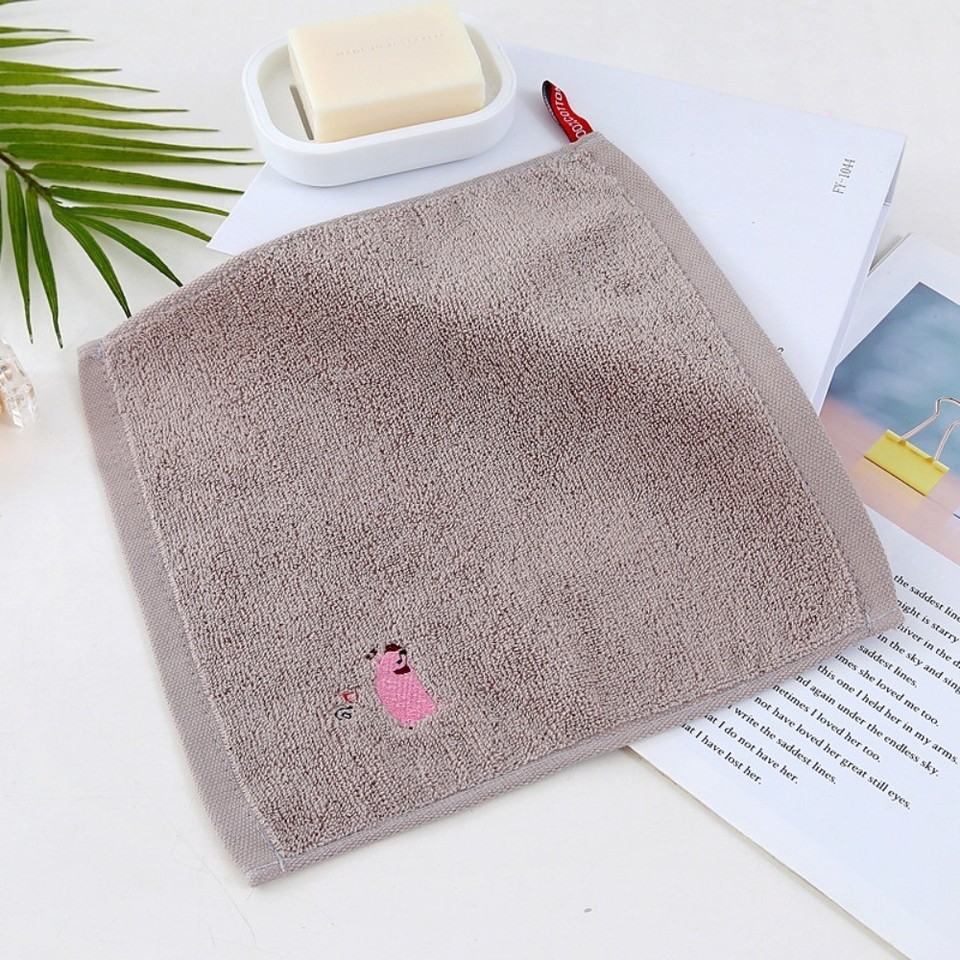 25x25cm Small Square Towel Cartoon Fingertip Towels New Wash Face Towel ...