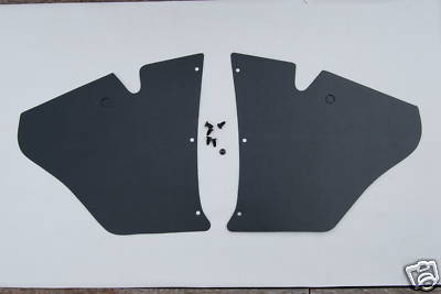 EJ EH HOLDEN Side Kick Panels Black (pair) plus 6 Trim Buttons ...