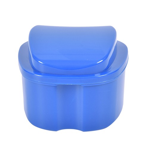 Denture Box Container Tooth Storage Case False Teeth Rinsing Basket ...