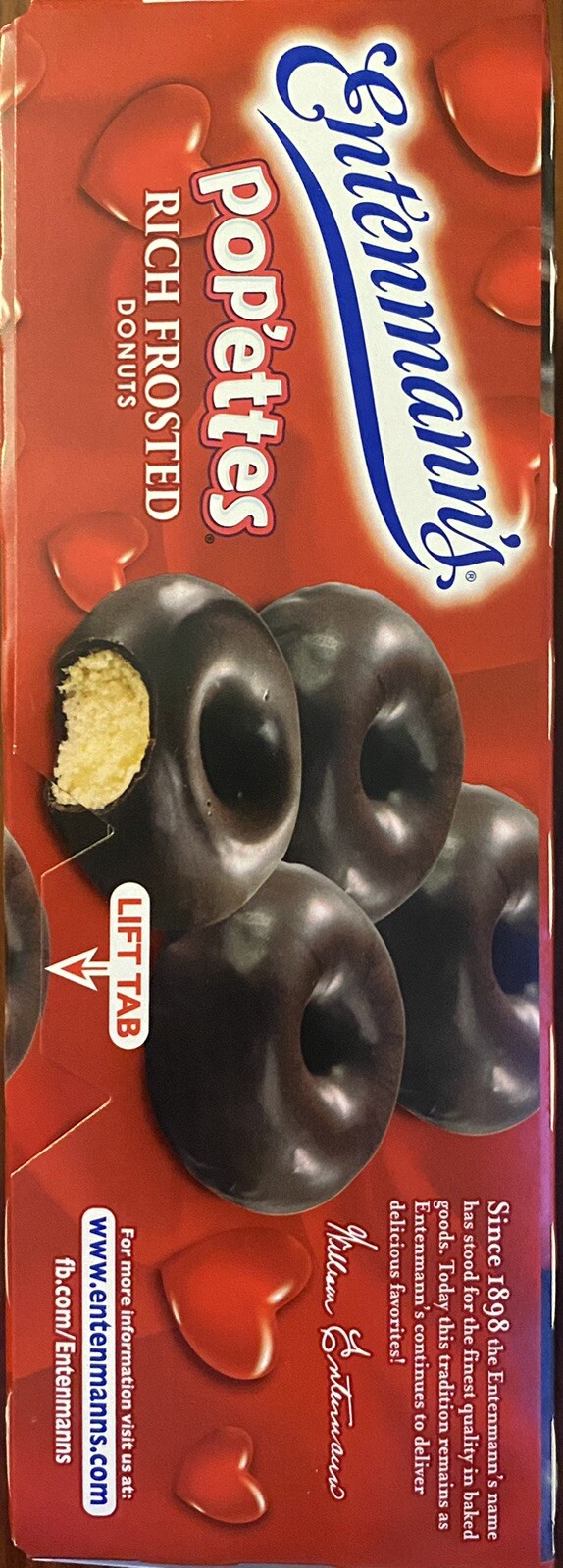 Entenmann's Popettes Pop'ettes Rich Frosted Chocolate Mini Donuts 14oz ...