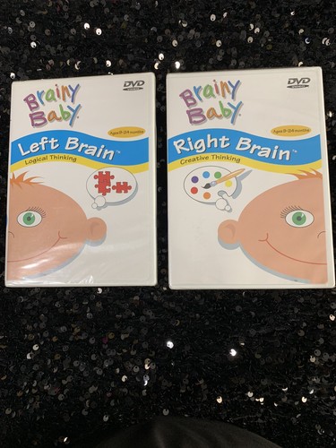 New! Brainy Baby DVDs: Left Brain/Right Brain. Creative & Logical ...