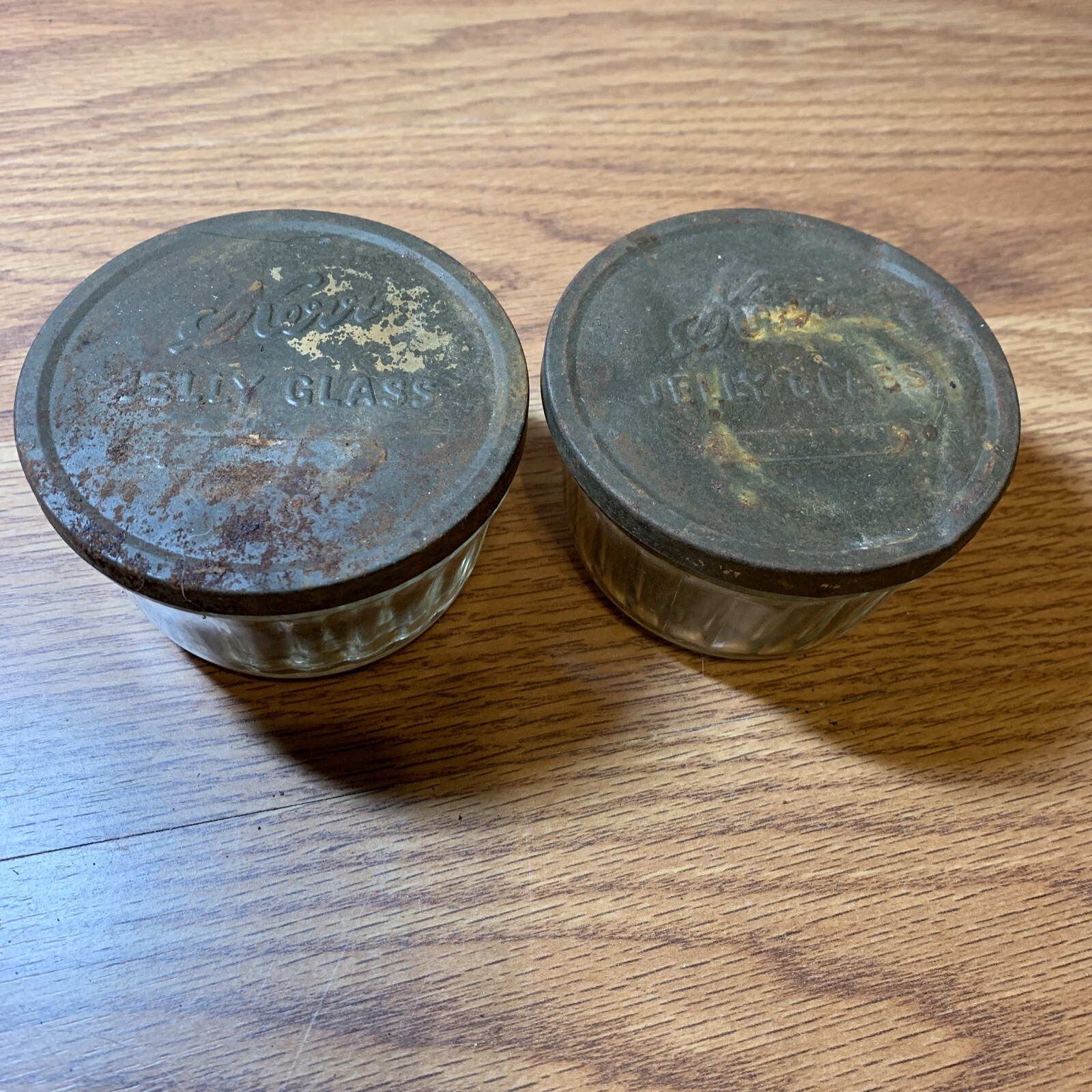 Vintage Kerr Glass Jelly Jar With Push On Metal Lid 1930s Set Of 2 | eBay