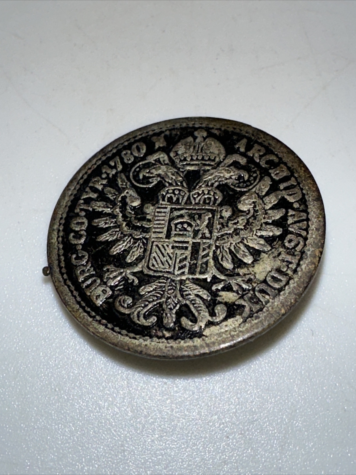 Burg Co Tyr 1780 X Archid Avst Dux Brass Uniform Button Eagle Old | eBay