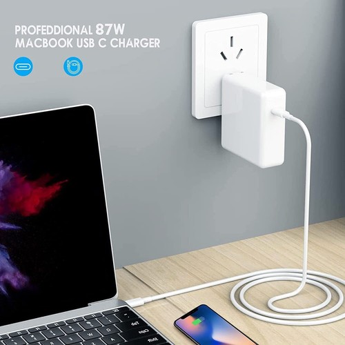 87W USB C AC Adapter Power Supply for Apple 2016 2017 2018 2019 MacBook ...