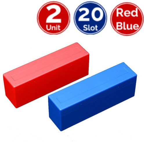 2 Unit 20 Slot Slab Coin ABS Storage Box Case Holder For PCGS NGC ANACS ...