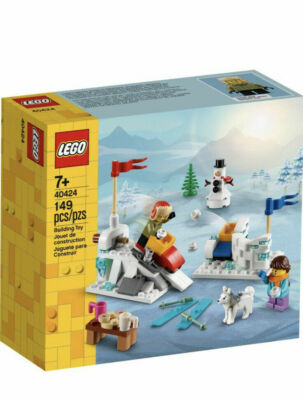 40424 WINTER SNOW BALL FIGHT lego LEGOS set NEW dog snowman christmas ...