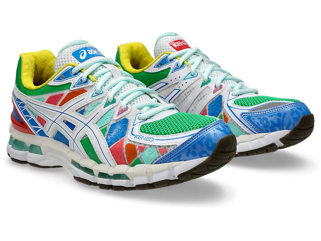 KENZO x Asics Gel-Kayano 20 Multi White 1201A992-960 Men's KENZO x Asics Gel-Kayano 20 Multi White 1201A992-960 Men's