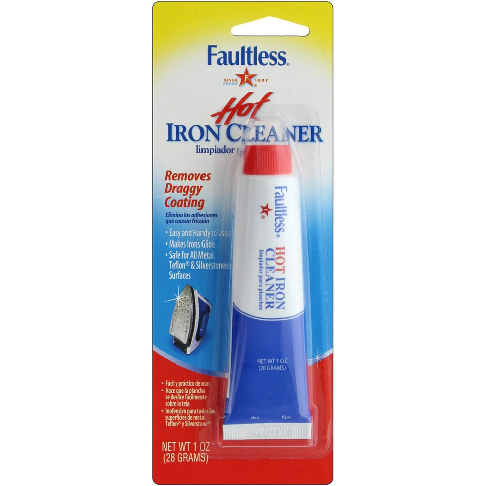 Faultless Hot Iron Sole-plate Cleaner and Stain Burn Remover 28g | eBay UK