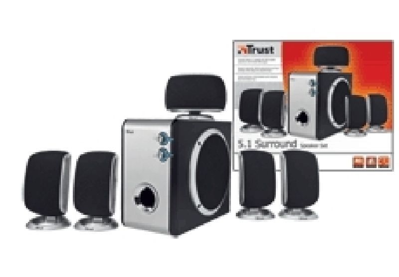 Trust SoundForce 5.1 Multimedia Speaker Set SP-6250Z for sale online | eBay