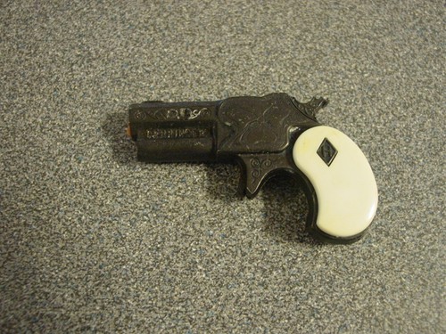 1960's Diecast Halco Hubley Derringer Toy Cap Gun w/Orange Plug Diamond ...