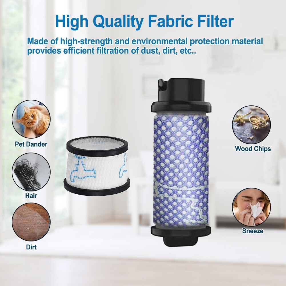 2 Pack Filters Package For Cordless Vacuum Cleaner INSE N5 S6/S6P S600 ...
