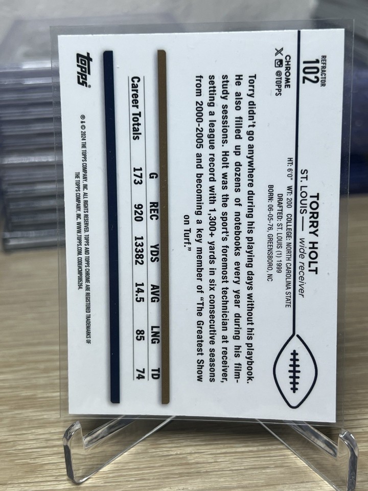 2024 Topps Chrome - Torry Holt #102 Refractor | eBay