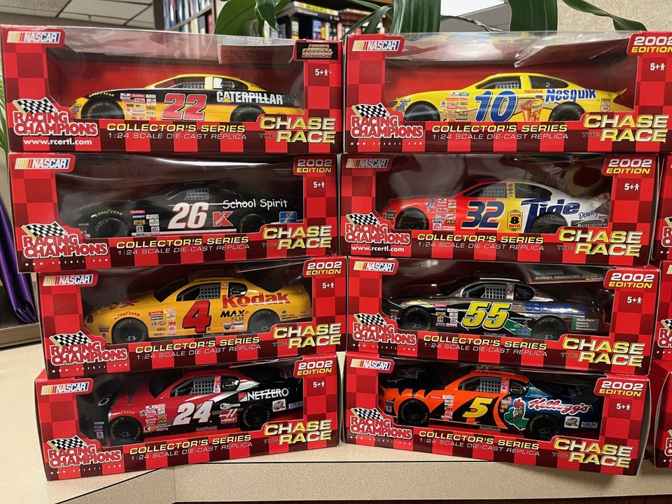 NASCAR Racing Champions 2002 1:24 Chase the Race series **20 CAR LOT ...