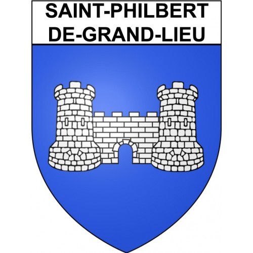 Saint-Philbert-de-Grand-Lieu 44 ville Stickers blason autocollant ...
