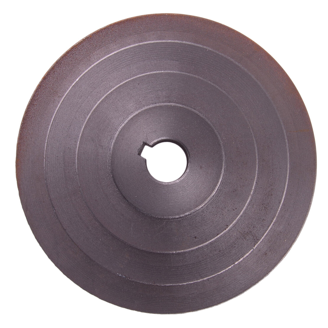 Cast Iron 4 Step V-Belt Pulley OD 130mm Bore 16mm Belt width 1/2" 12 ...