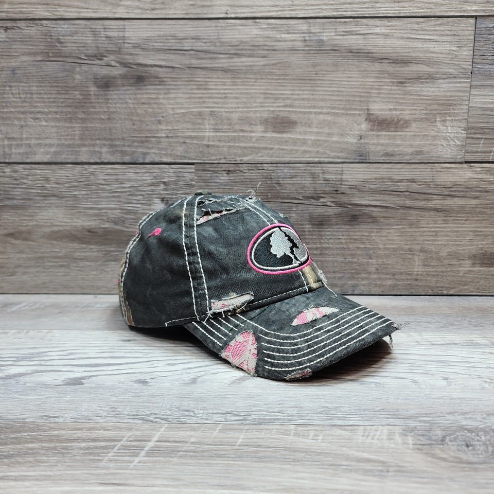 Mossy Oak Hat Cap Womens StrapBack Adult Hunting Outdoor Fishing ...
