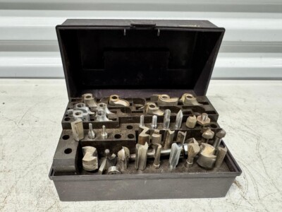Vintage Sears Craftsman Router Bit Kit With Case, Incomplete | eBay