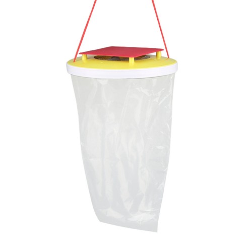 Flies Catcher Disposable Flies Trap Hanging Flycatcher Bag with Bait ...