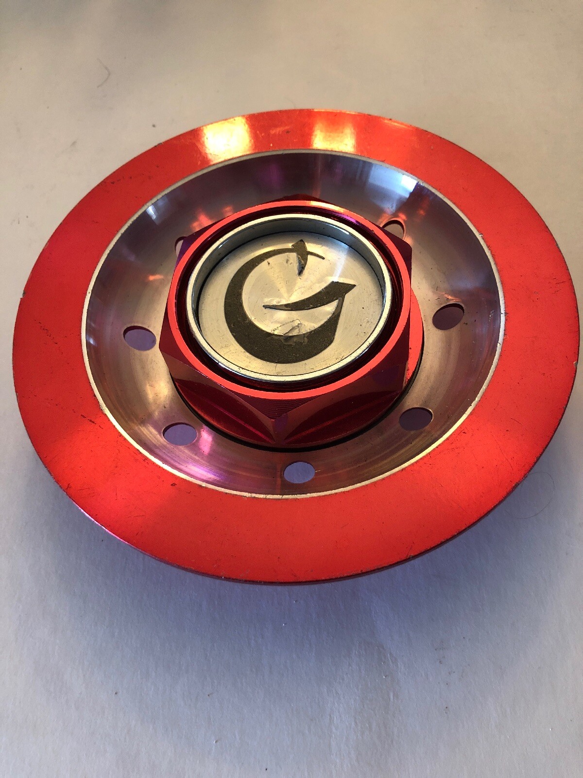 G RACING KYOTO WHEELS By GIOVANNA RED/ W SILVER WHEEL CENTER CAP | eBay