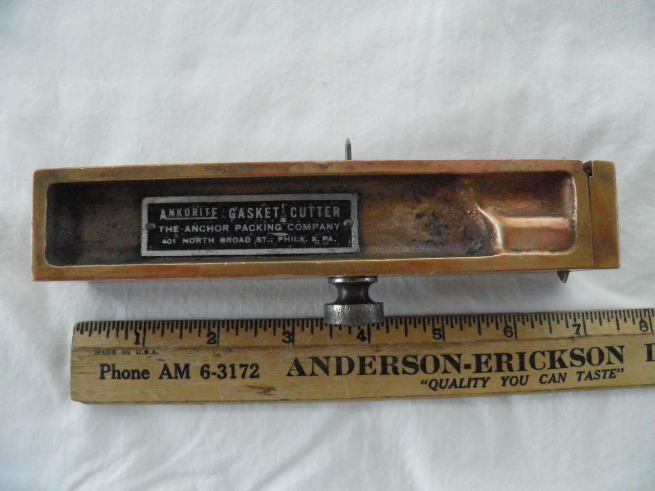 PRE-WW2 BRASS ANKORITE GASKET CUTTER | eBay