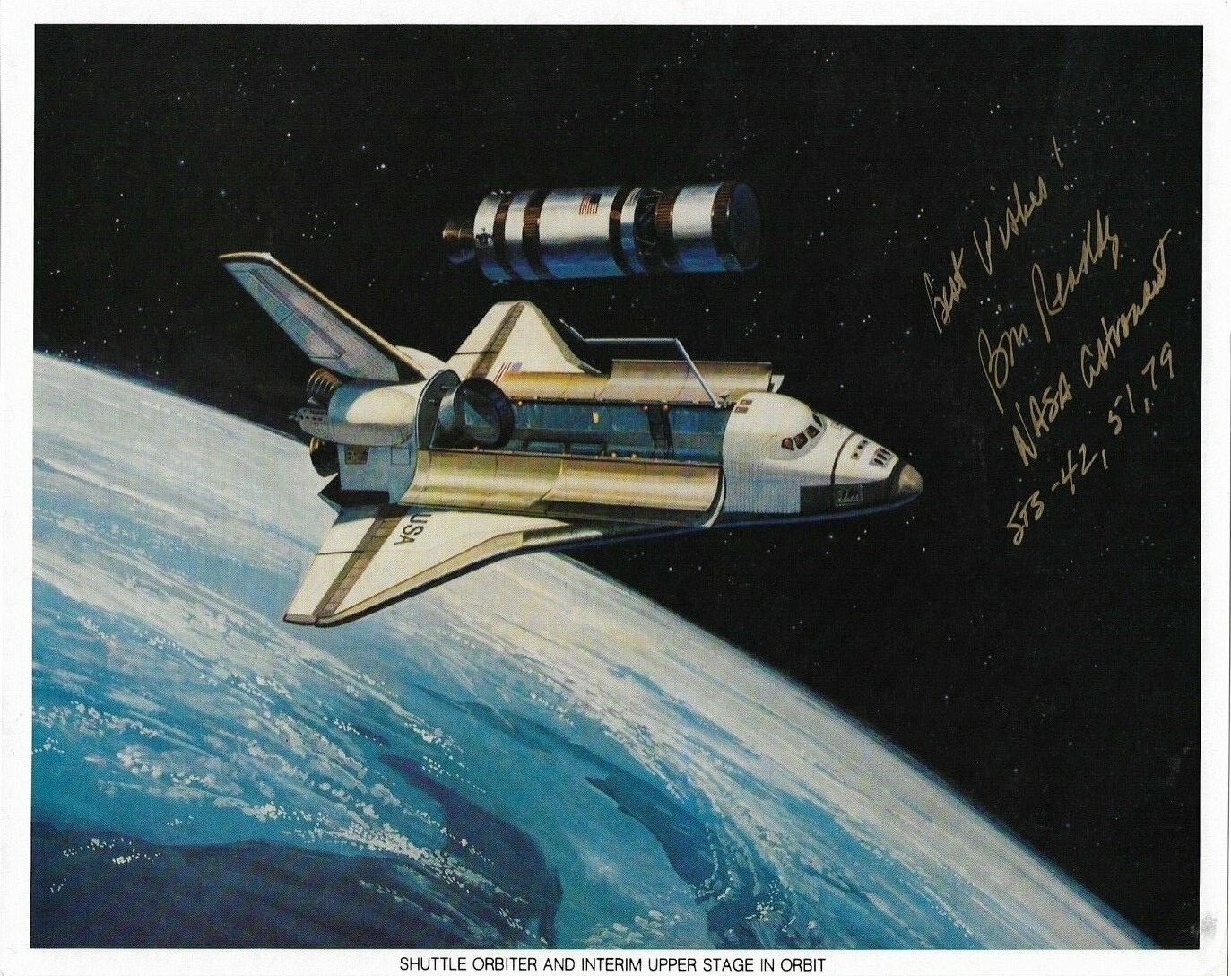 Astronaut Bill Readdy Signed NASA Lithograph | eBay