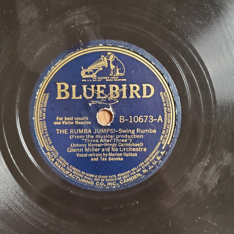 Glenn Miller – Rumba Jumps/I'll Never Smile Again BLUEBIRD B-10673 78 ...