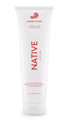 Native Limited Edition Holiday Candy Cane Hand & Body Lotion 12 oz. | eBay
