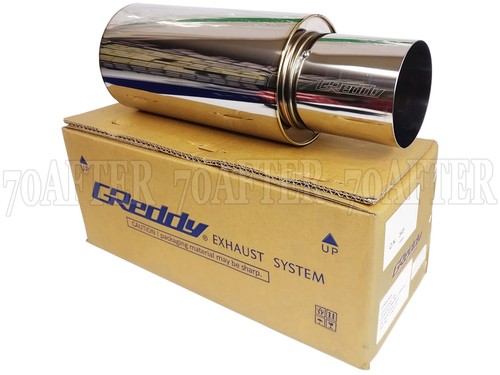 Greddy Revolution RS Universal Exhaust Muffler 3" Inlet 4.5" Removable ...