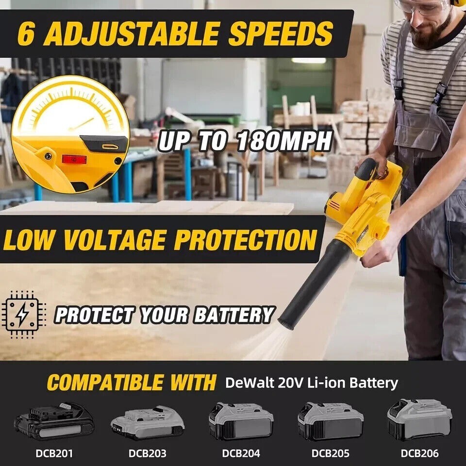 DEWALT DCE100B 20V Handheld Leaf Blower Cordless Battery Not Included ...