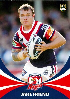 New 2011 SYDNEY ROOSTERS NRL Card JAKE FRIEND Daily Telegraph | eBay