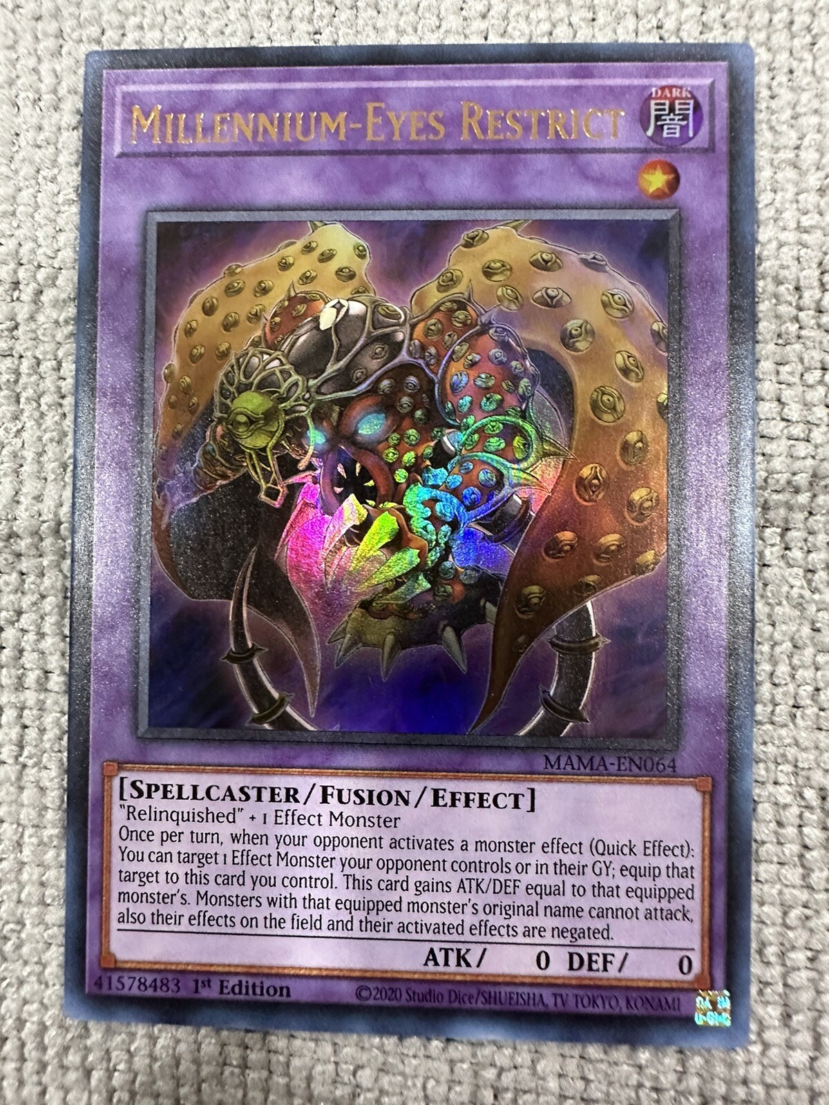 Yu-Gi-Oh! TCG Millennium-Eyes Restrict Magnificent Mavens MAMA-EN064 ...